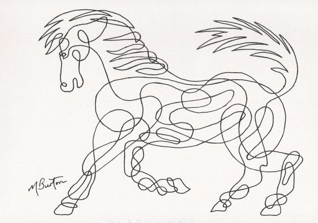Gallery 1965-74 Continuous Line Drawings | Mick Burton